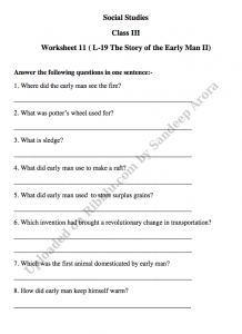 Download CBSE Class 3 Social Science Worksheets in PDF